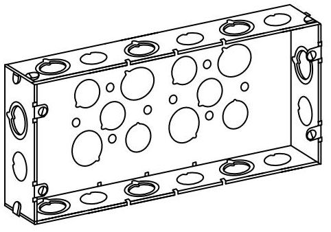 Appleton 4G5075S 4 Gang Switch Box | Gordon Electric Supply, Inc.