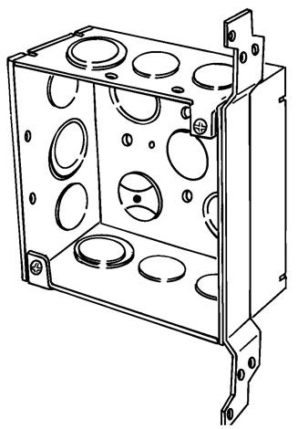 Appleton 4SDVB-EK-PL 4"" Square Outlet Box | Gordon Electric Supply, Inc.