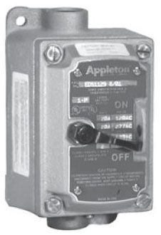 Appleton EDSC218 1-Gang 3/4" Snap Switch Station | Gordon Electric ...