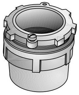 Appleton HUB-50 1/2" Insulated Ko Hub | Gordon Electric Supply, Inc.