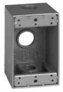 Appleton WDM175 1-Gang 2-5/8 Deep 3 3/4"" Hubs | Gordon Electric Supply ...