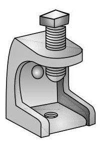 OZ-Gedney IS-500 Beam Clamp 1/4-20 Tap | Gordon Electric Supply, Inc.