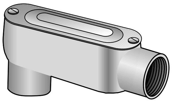 OZ-Gedney LB-200CG 2" Malleable Type-LB Conduit Body | Gordon Electric Supply, Inc.