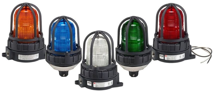 FEDERAL-SIGNAL 191XL-120-240B FLASHING LED LIGHT 120-240VAC HAZARDOUS ...