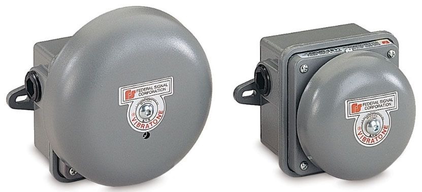 Federal-Signal 506WB-120 6"" Vibrating Bell, 120VAC, Weatherproof Back ...