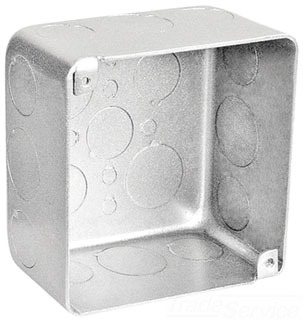 GARVIN 52171-SVTSS 2-1/8DP 4IN SQ BOX | Gordon Electric Supply, Inc.