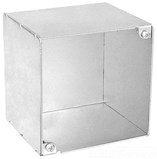 Garvin 52181-BLNK 4"" Square 3-1/2"" Extra Deep Blank Junction Box no ...