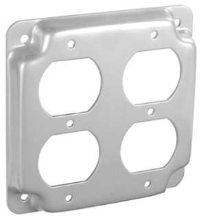 GARVIN G1939 4SQ COVER F/2 DPLX RCPTS | Gordon Electric Supply, Inc.