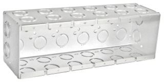Garvin TB-635 Solid Masonry Box 6-Gang 3-1/2"" Deep | Gordon Electric ...