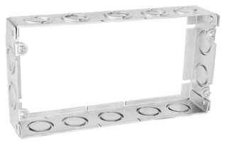 Garvin GBEX-1583 1-5/8"" Deep 3-Gang Multi-Gang Box Extension Ring ...