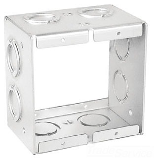 Garvin TBX-225 Masonry Box Extension Ring 2-Gang 2-1/2"" Deep | Gordon ...