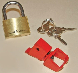 Garvin UBL2 Universal Breaker Lock w/Padlock and Key | Gordon Electric ...