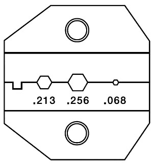 GREENLEE PA2034 RG58/59/62AU COAX DIE | Gordon Electric Supply, Inc.