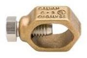 GALVAN G-5 GROUND ROD CLAMP COPPER 5/8" UL DB (BRONZE OR SS SCREW ...