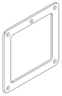 HAMMOND MFG 1487CK N12 WIREWAY BOX CONNECTOR - FITS 4 X 4 - STEEL/GRAY ...