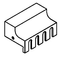 HAMMOND SG3 DOMED FINGER GUARD (PKG OF 20) | Gordon Electric Supply, Inc.