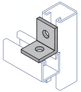 Haydon A-301-EG A-301 2-Hole Corner Angle Bracket Electro-Galvanized ...