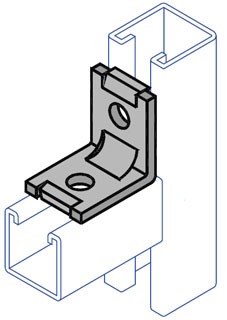 Haydon A-304-EG A-304 No-Twist Corner Angle Bracket (2 Indent) Electro ...