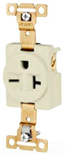 BRYANT 5461 GRD SGL RCPT-NEMA6-20R | Gordon Electric Supply, Inc.