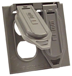 RACO 5148-0 2G WP DPLX RCPT CVR | Gordon Electric Supply, Inc.