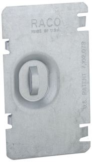 Raco 701F 1 Flat Device Protector Plate | Gordon Electric Supply, Inc.