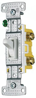HUBBELL RS115W 15A 120V WH RESI TOG SW | Gordon Electric Supply, Inc.