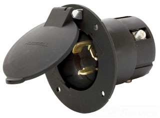 HUBBELL CS8375LC 50A 250V COV INLET | Gordon Electric Supply, Inc.