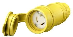 HUBBELL HBL25W47 15A WHT ELSTGRP CONN | Gordon Electric Supply, Inc.