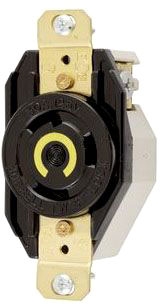 HUBBELL HBL2610M1 30A 125V LKG RCPT | Gordon Electric Supply, Inc.