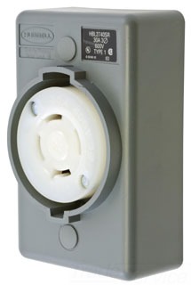 HUBBELL HBL2740SR LKG RCPT-NMA L17-30R | Gordon Electric Supply, Inc.