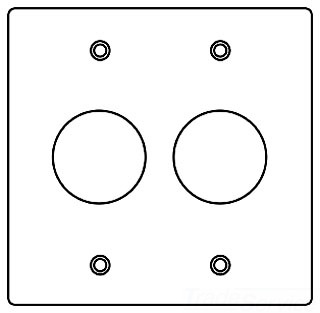 KILLARK 2FGC FS/FD ALUM RCPT COVER | Gordon Electric Supply, Inc.