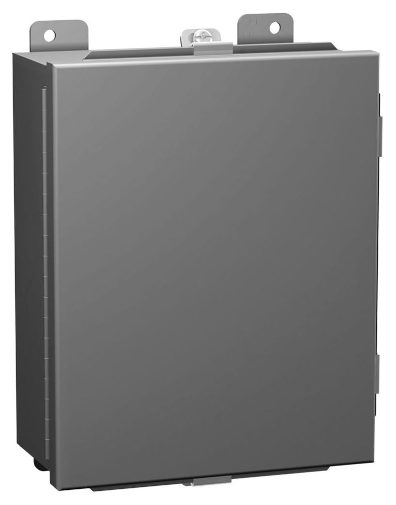 Hammond Mfg 1414N4PHM6 N4 J Box, Hinge Cover w/Panel 14x12x6 Steel/Gray | Gordon Electric Supply ...