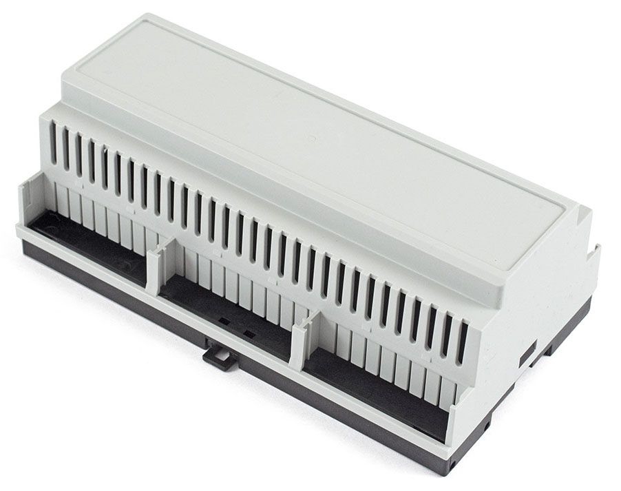 HAMMOND MFG 1597DIN9GY 9 MODULE ENCLOSURE | Gordon Electric Supply, Inc.