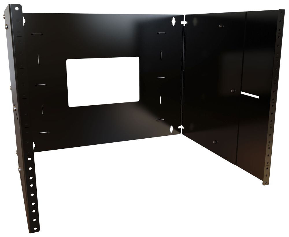 HAMMOND MFG APB19014BK1 8U ADJUSTABLE DEPTH WALL RACK | Gordon Electric ...