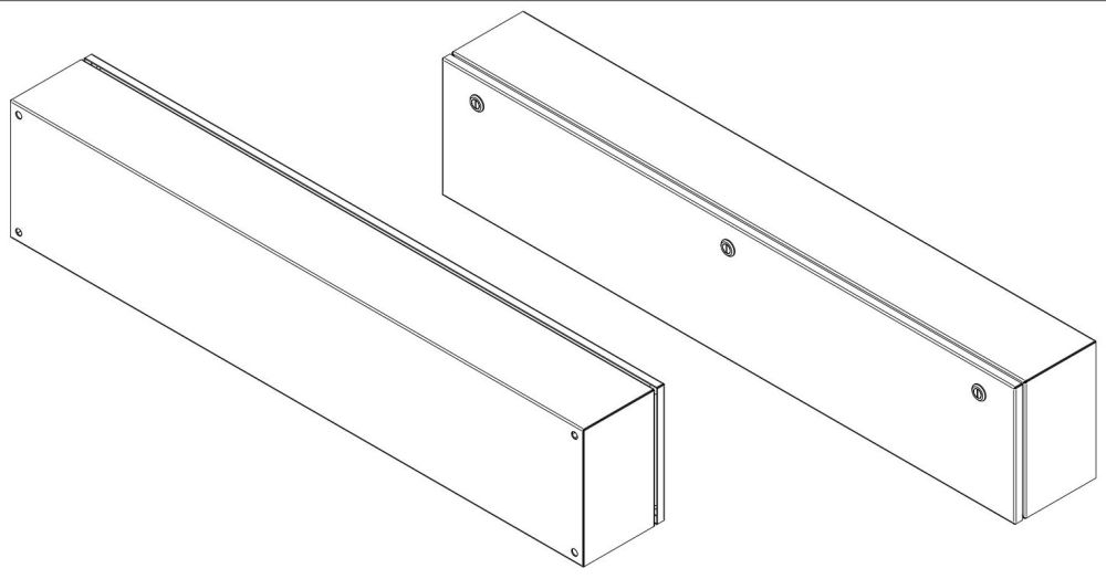 HAMMOND MFG CN4ST4603SS 3R/4 Splitter Trough 600A 3 Wire - 304 SS ...
