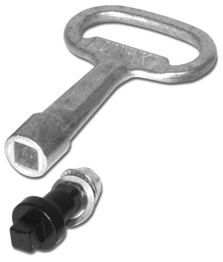 Hammond Mfg HMESQK8 Escutcheon Key 8mm Square | Gordon Electric Supply ...