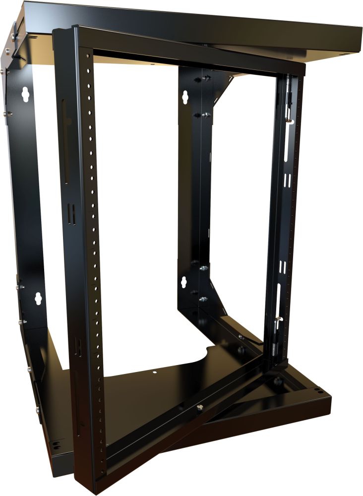 HAMMOND MFG HWMR1912UBK 12U PIVOT ADJ DEPTH WALL RACK | Gordon Electric ...