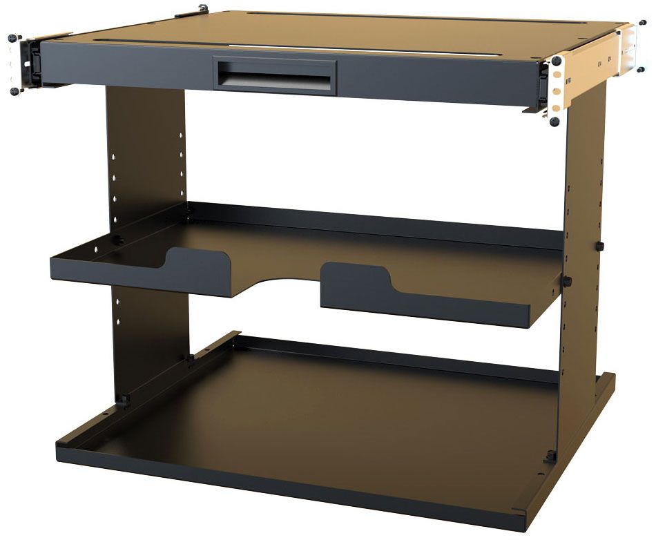 HAMMOND MFG IPCSS86 PULL OUT SERVER SHELF - FITS 800 X 600 - STEEL/WHT ...