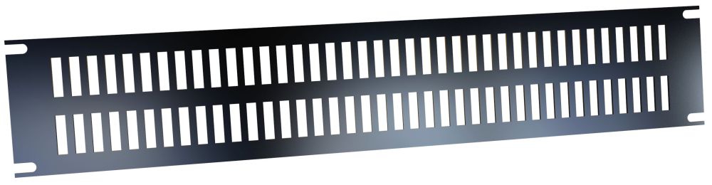 HAMMOND MFG PVSS19003BK2 2U SLOTTED STEEL VENT PANEL | Gordon Electric ...