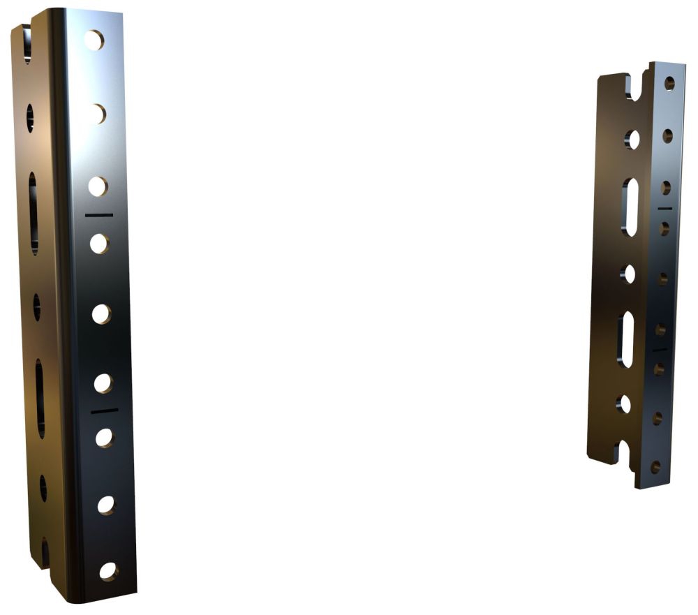 HAMMOND MFG URR3U 3U 10-32 UNIVERSAL RACK RAIL | Gordon Electric Supply ...