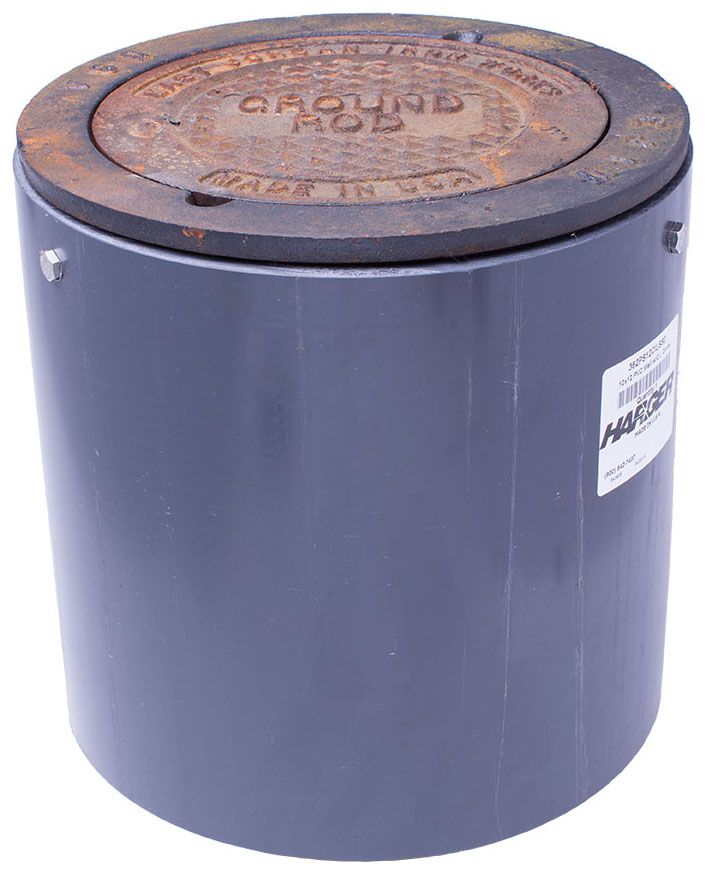 Harger 362PS24CILS80 12X24 PVC Well w/Cast Iron Cover | Gordon Electric ...