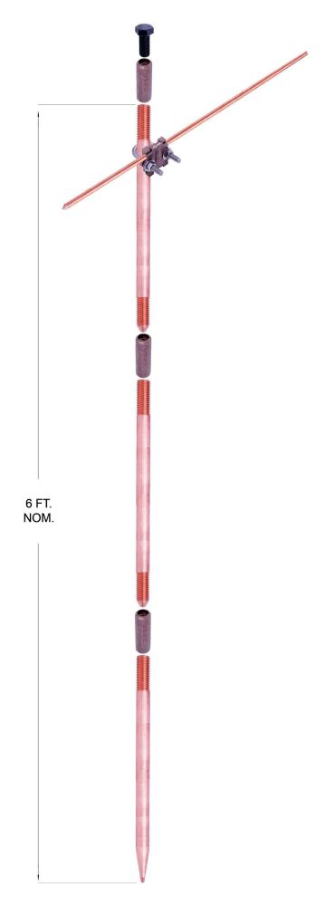 Harger 582GTEKIT 5/8X2 Sec Ground Rod Kit | Gordon Electric Supply, Inc.
