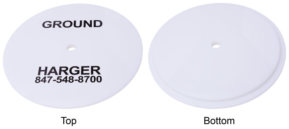 Harger 6PP 6.625 Plastic Well Cover | Gordon Electric Supply, Inc.