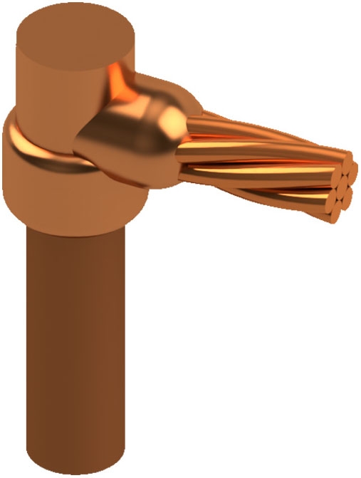 Harger GD12F3CMB 300mcm To 1/2" Dia Ground Rod | Gordon Electric Supply ...