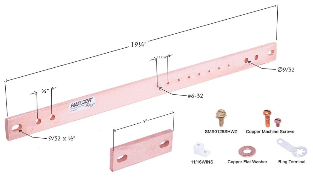 HARGER RGBHKIT14119.25 RCK GRD BAR KIT | Gordon Electric Supply, Inc.