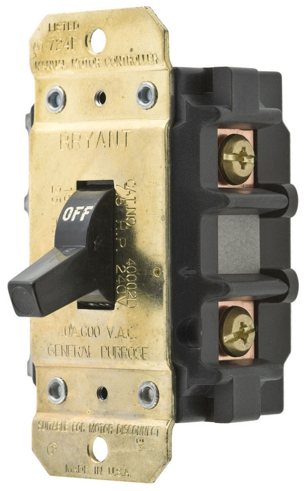 Bryant 40002D 40A 600V 2P Disconnect Switch | Gordon Electric Supply, Inc.