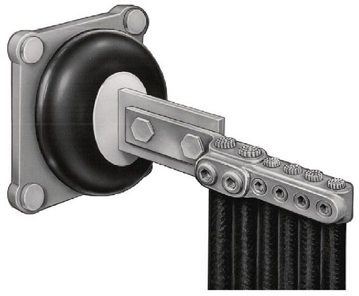 Burndy K6B28-4N 4-Hole Nema Pad-S/S 6 | Gordon Electric Supply, Inc.