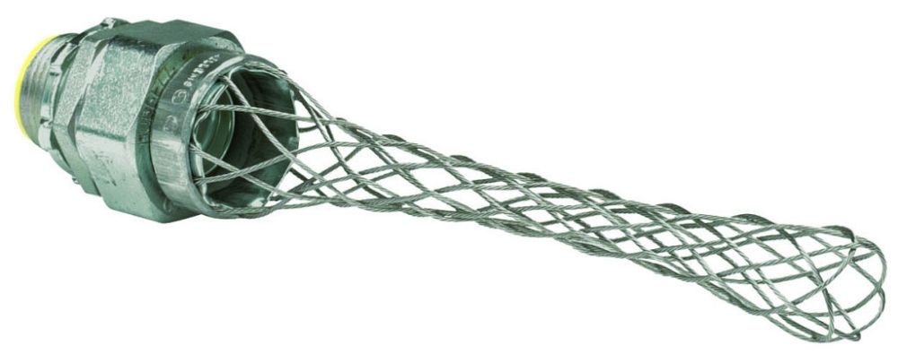 Killark K3001-MG 3"" Straight Liquidtight Connector W/ Mesh Grip ...