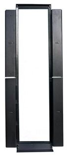 Hubbell CS1976 Rack, Relay, 7Ft X 6"" Channel, W/Covers, Black ...