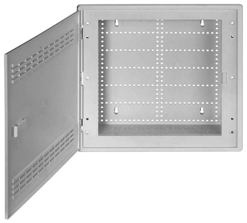 Hubbell NSOBXP14 Netselect Cabinet Box W/Door Plastic 14In White ...